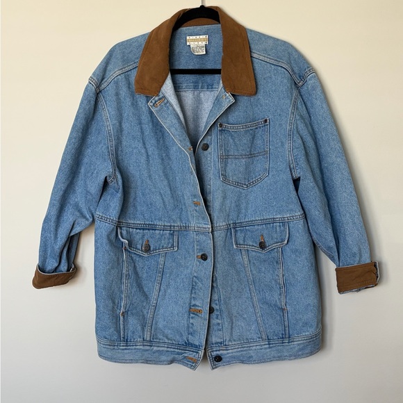 Sigrid Olsen | Jackets & Coats | Vintage Sigrid Olsen Blue Denim Chore ...